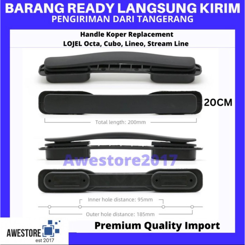 Jual Handle Koper Lojel Pegangan Gagang Luggage Replacement Delsey All ...