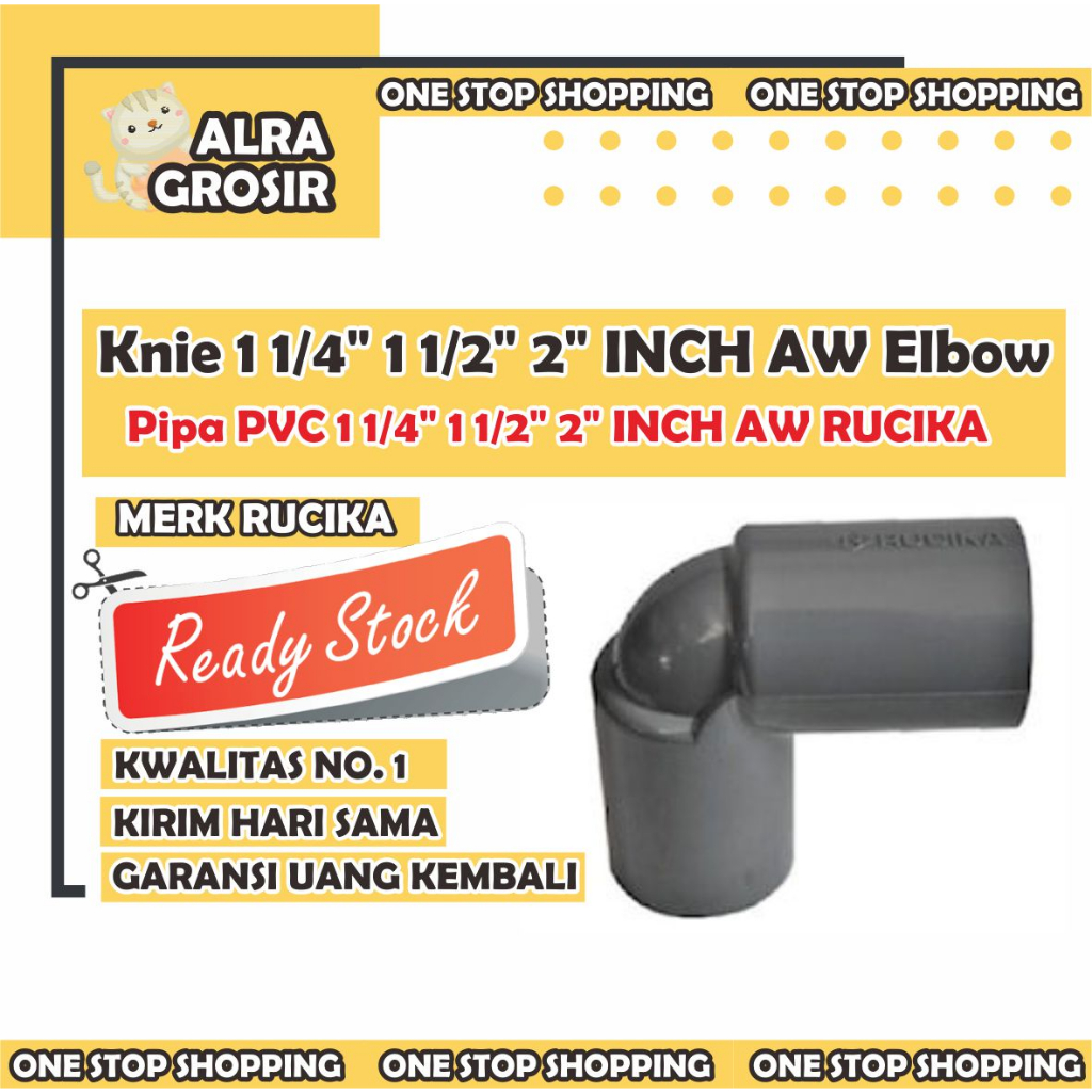 Jual KNIE KNEE KENI 1 1/4" 1 1/2" 2" 2 1/2" AW Elbow Pipa PVC 1 1/4" 1 ...