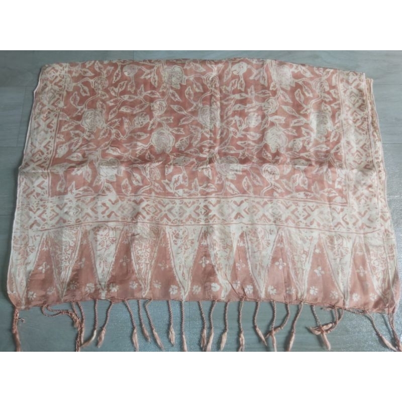 Jual syal selendang sutra premium/scraf sutra asli/scraf batik/batik ...