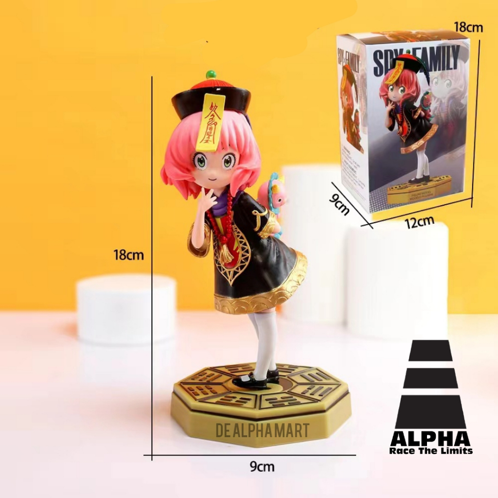 Jual ACTION FIGURE SET SPY X FAMILY ANYA FORGER CUTE CHIBI FACE ...