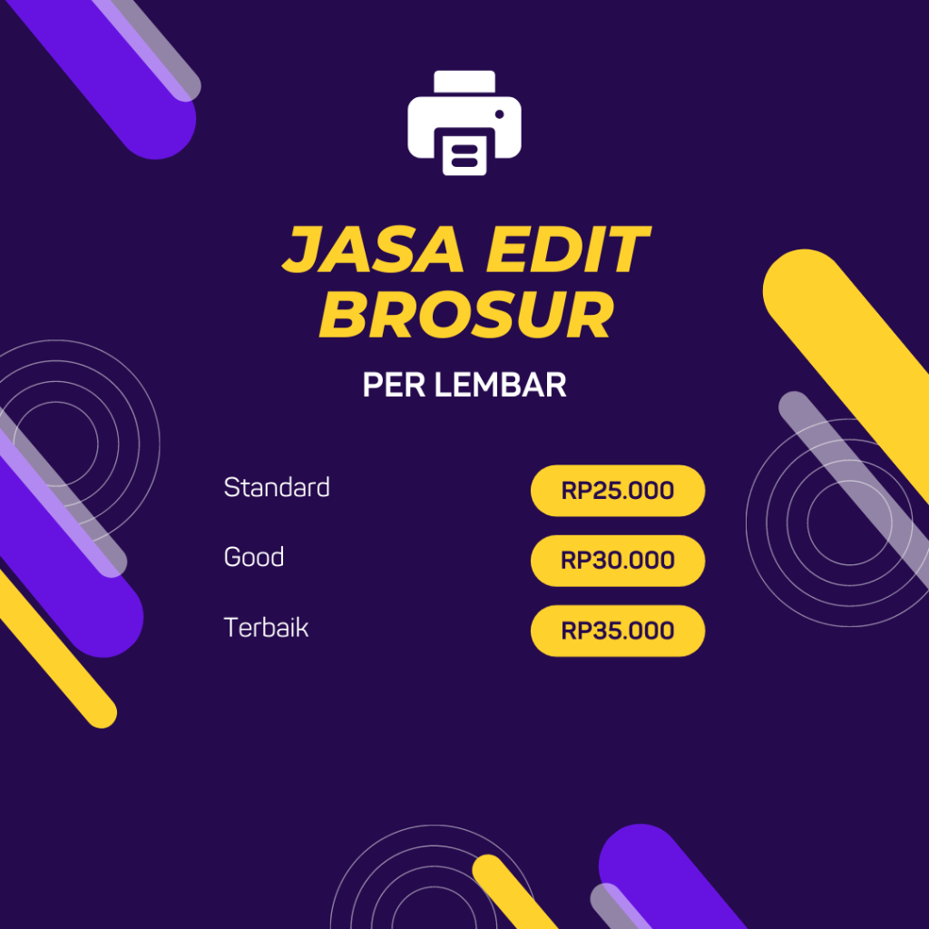 Jual Jasa Edit Brosur | Shopee Indonesia