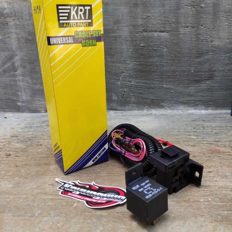 Jual socket relay 4 kaki Riley Kabel Klakson Set 12v Termasuk Skring ...