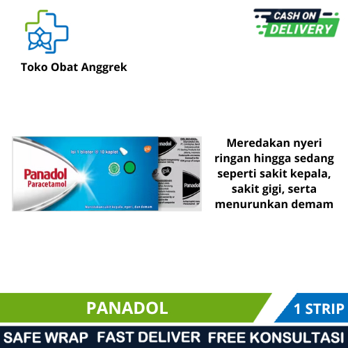 Jual PANAD0L KAPLET/PANADOL BIRU/OBAT PUSING/DEMAM | Shopee Indonesia