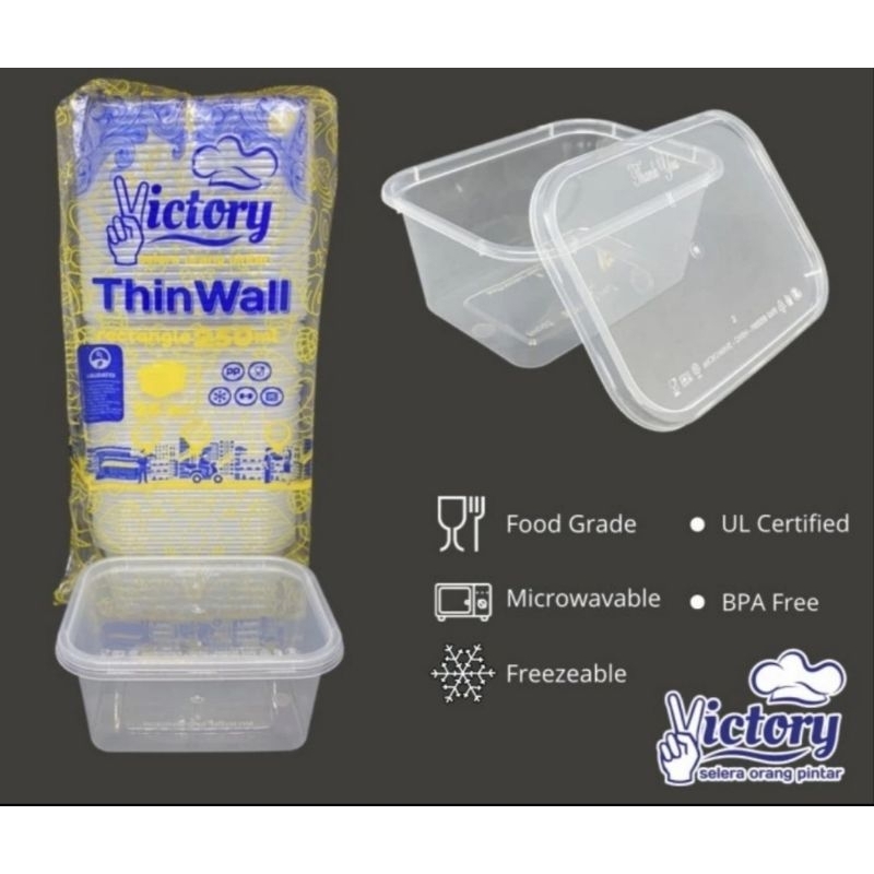 Jual Thinwall Rectangle, Thinwall Kotak 200ml , 250ml , 300 ml ... Jual Thinwall Rectangle, Thinwall Kotak 200ml , 250ml , 300 ml ...