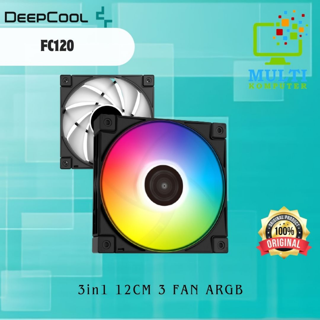 Jual Deepcool FC 120 / FC120 3in1 12CM 3 FAN ARGB | Shopee Indonesia