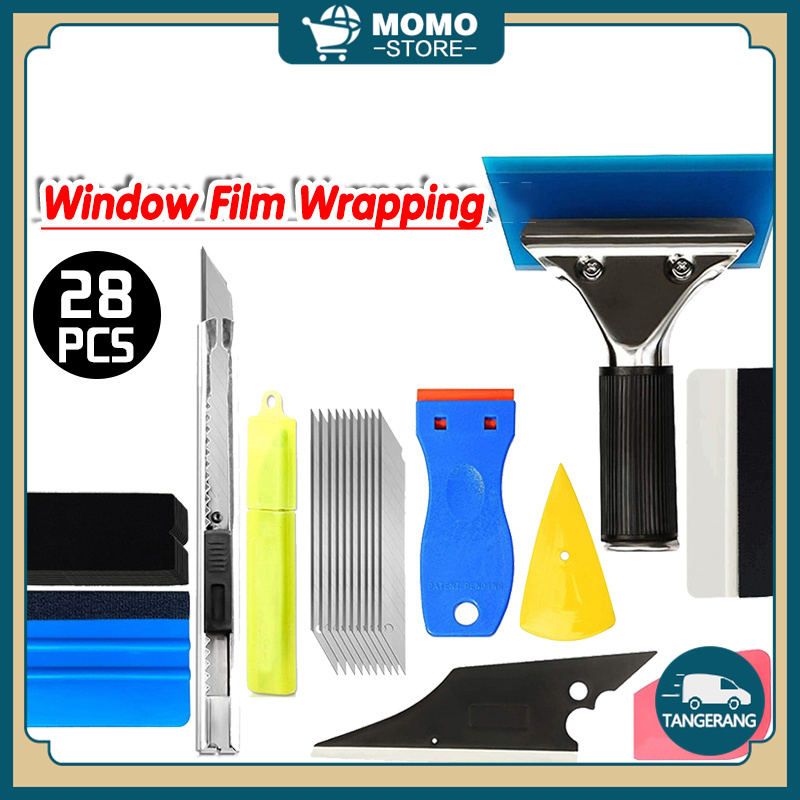 Jual 28PCS Alat Pasang Kaca Film Mobil Set Alat Pasang Sticker Kaca ...