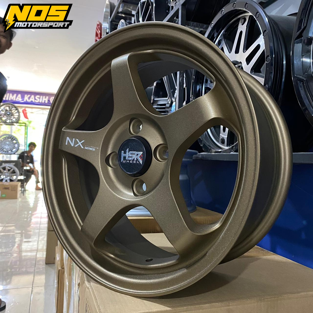 Jual VELG HSR KAILOLO NX SERIES WARNA BRONZE / COKLAT RING 15 PCD 4X100 LEBAR 6,5 RATA BODI ...
