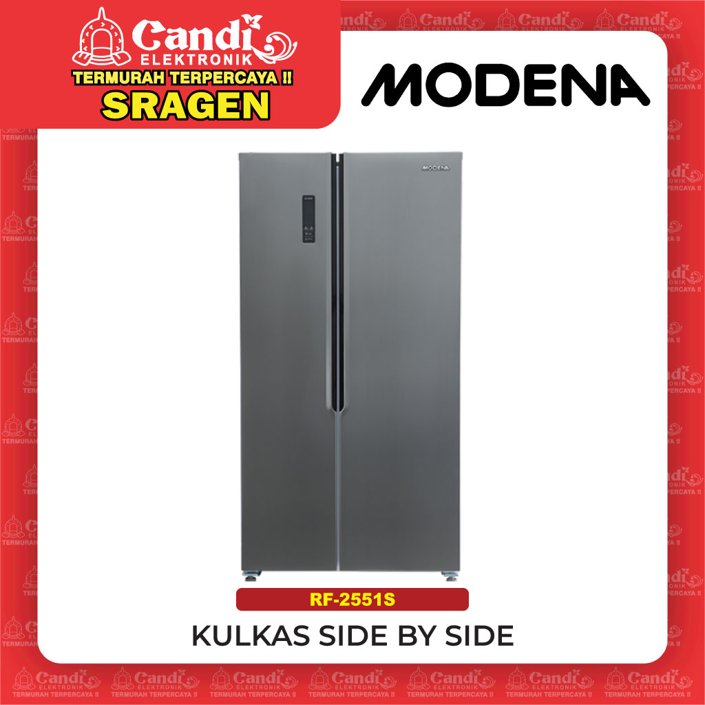 Jual MODENA Kulkas Side by Side 556 L Inverter Compressor - RF-2551S ...