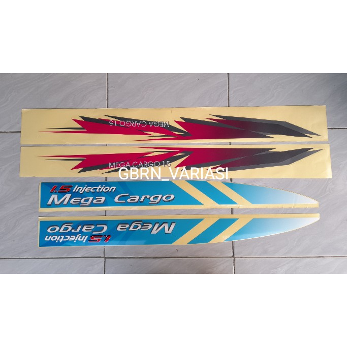 Jual Sticker stiker carry futura new mega cargo 1.5/ stiker new mega ...