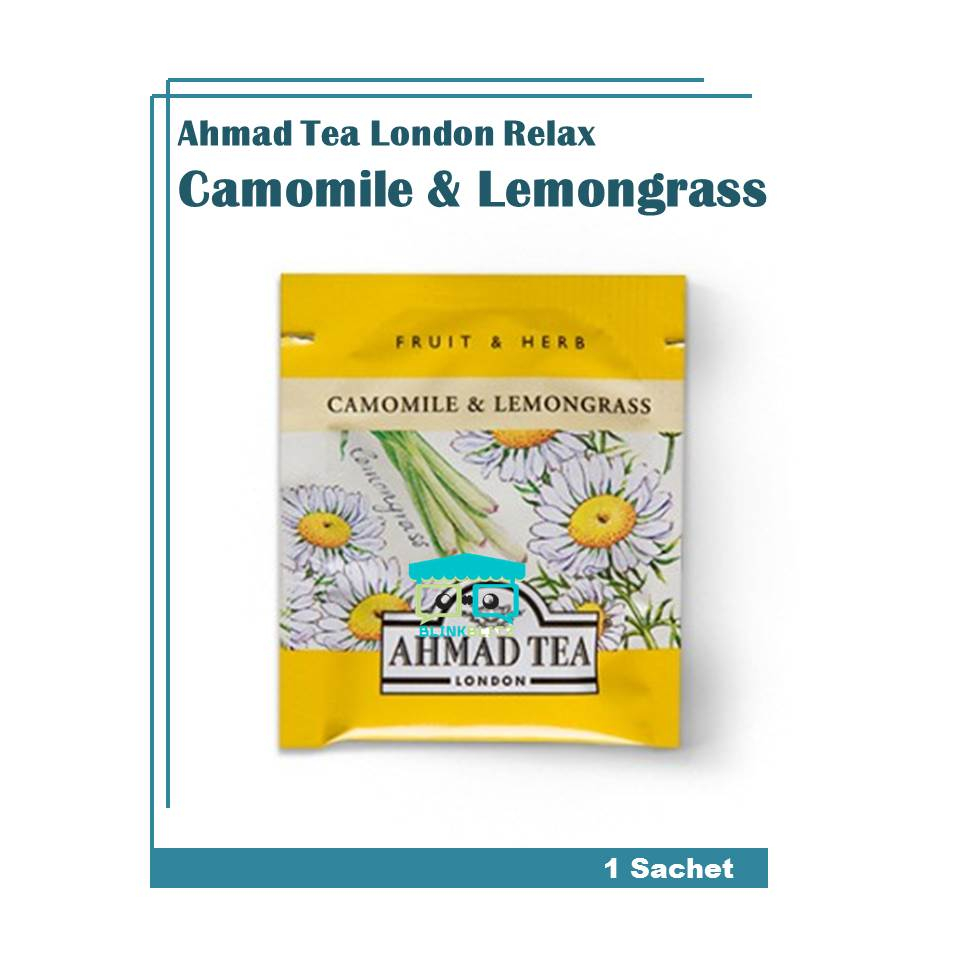 Jual SACHET Ahmad Tea London Fruit & Herbs RELAX CAMOMILE LEMONGRASS ...