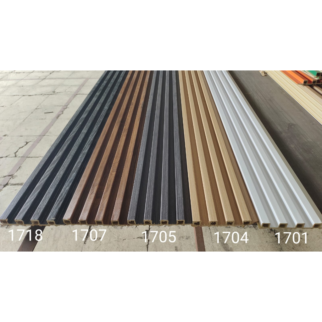 Jual viral wall panel dinding wpc panjang 3m lebar 17cm tebal 2,4cm ...