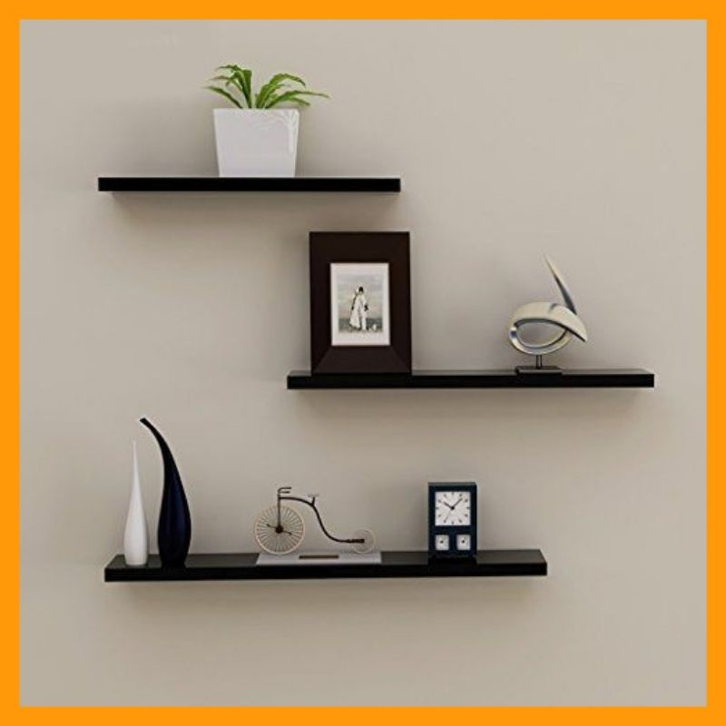 Jual RAK PAJANG DINDING MINIMALIS ISI 3 - RAK AMBALAN - RAK KAYU ...