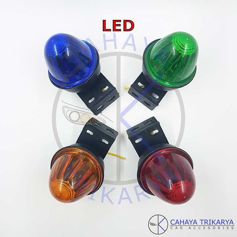 Jual Lampu Samping / Fender / Bak Truk Truck / Bis Bus Bulat Universal Variasi KM-30 Jambu Susu ...