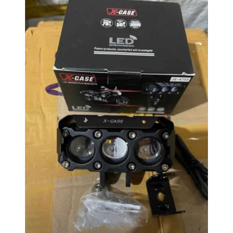 Jual Lampu Sorot X Case / Lampu Tembak X Case Premium LED Laser 3 Mata ...