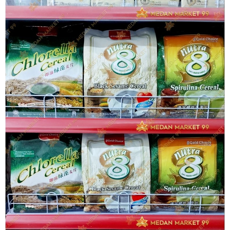Jual GOLD CHOICE CEREAL ALL VARIAN/CHLORELLA/BLACK SESAME/SPIRULINA ...