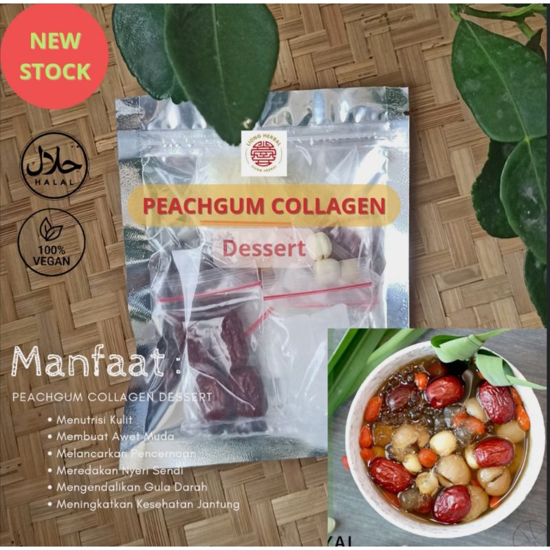 Jual TERMURAH Peach Gum Collagen Deserrt Angco Gojiberry Tao Jiou ...