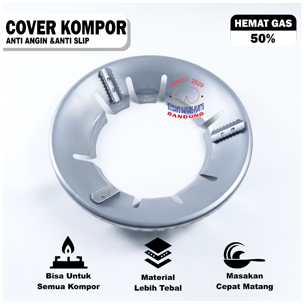 Jual ALAS TATAKAN COVER KOMPOR GAS PELINDUNG ANTI ANGIN DAN ANTI SLIP ...