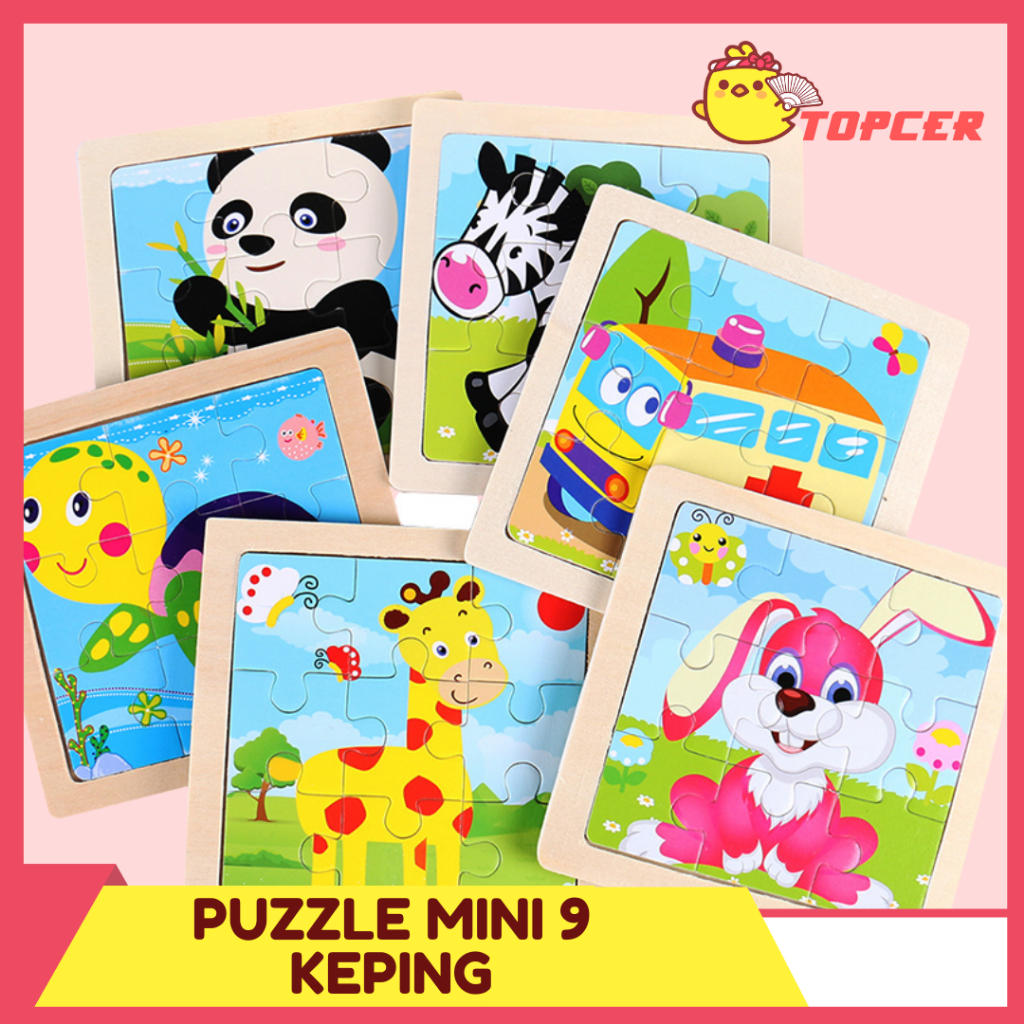 Jual PUZZLE KAYU SUSUN GAMBAR HEWAN DAN TRANSPORTASI - PUZZLE EDUKASI ...