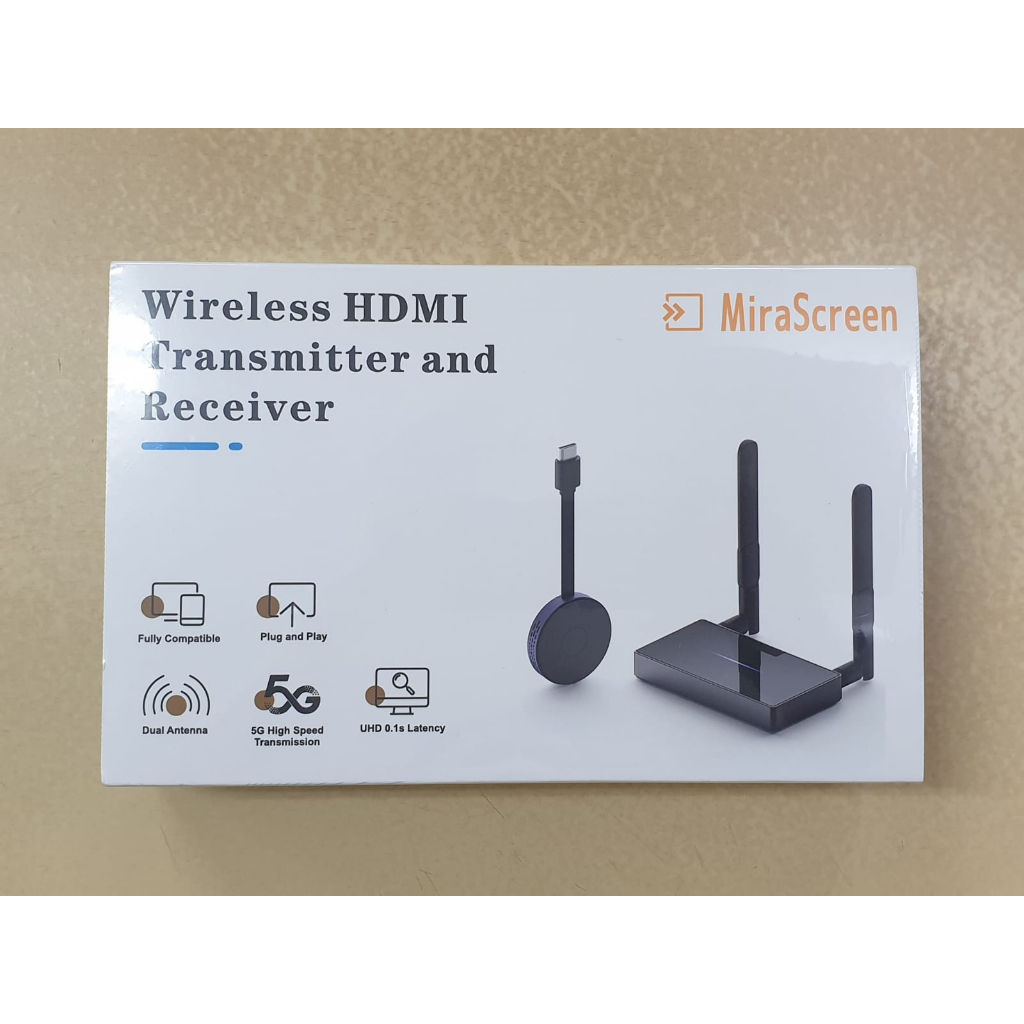 Jual Mirascreen Wireless HDMI Transmitter and Receiver | Shopee Indonesia