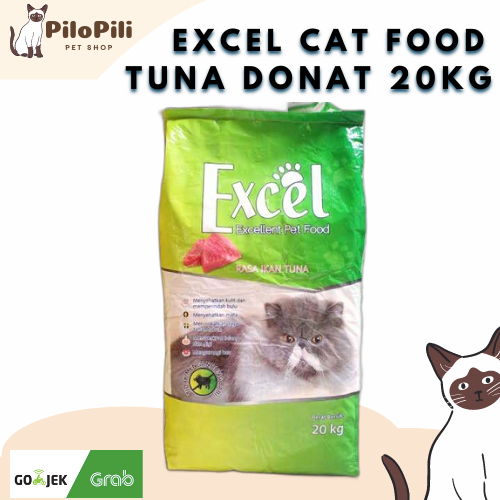 Jual Excel Pet Food Adult Tuna Donat 20 KG | Shopee Indonesia