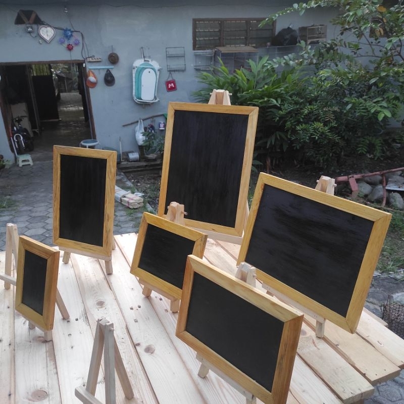 Jual Papan Tulis Hitam Menu Kafe, Wedding dll Ukuran 30×100cm Custom ...