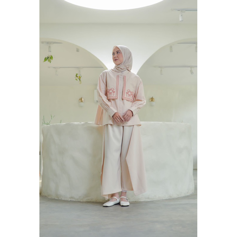 Jual Maima Indonesia - Agne Top Embroidery | Shopee Indonesia