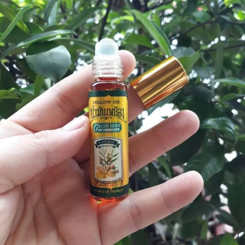 Jual GREEN HERB YELLOW THERAPEUTIC EMBROCATION OIL BODY AND MUSCLE PAIN ...