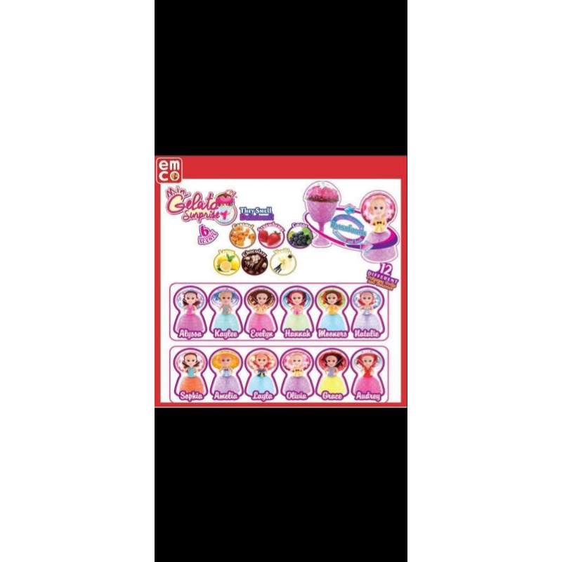 Jual Boneka Emco Mini Cupcake Surprise / Gelato Surprise Boneka lucu ...