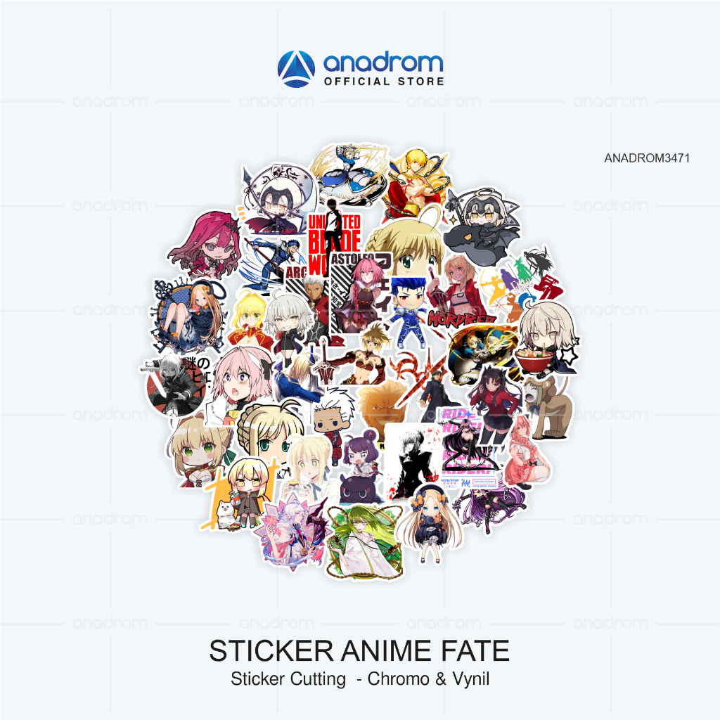 Jual Sticker Anime Fate | Anime Fate Grand Order | Sticker Anime ...