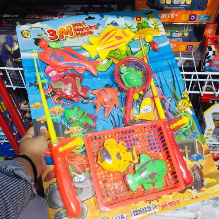 Jual Pancingan 3M Mancing Mania 6 ikan 2 Alat Pancing No.555 5 | Shopee ...