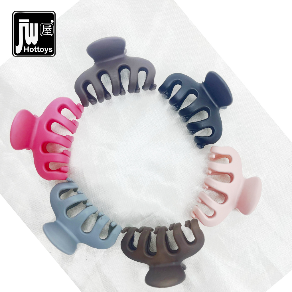 Jual Jepitan Jedai Doff Korea Jumbo Gigi 5 Jepit Rambut Matte Dove | Shopee Indonesia