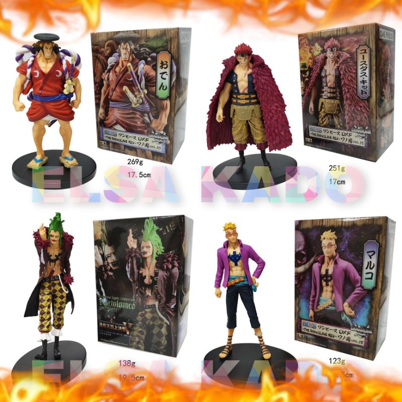 Jual DXF ONE PIECE KOZUKI ODEN ACTION FIGURE MARCO BARTOLOMEO EUSTASS ...