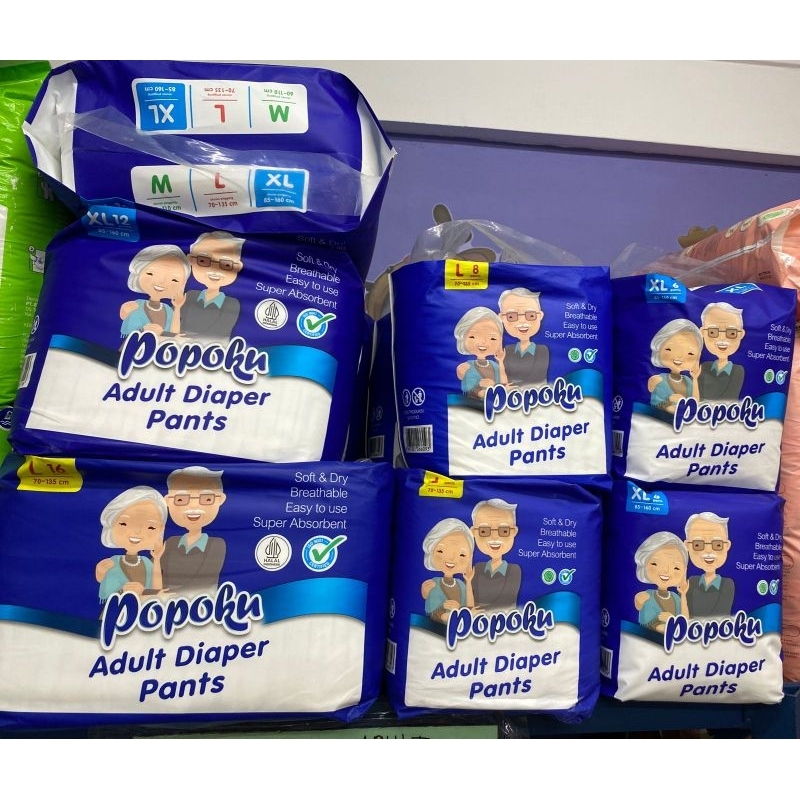 Jual Popoku Adult Diapers Pants | Shopee Indonesia