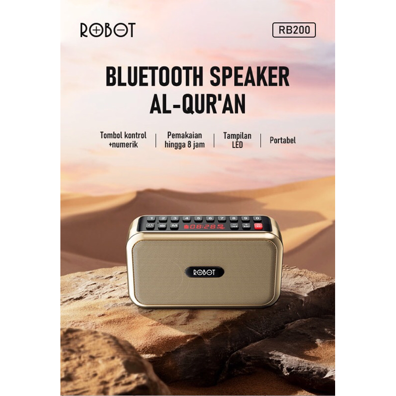 Jual Speaker Bluetooth Alquran Robot RB200 Bluetooth Speaker dengan ...