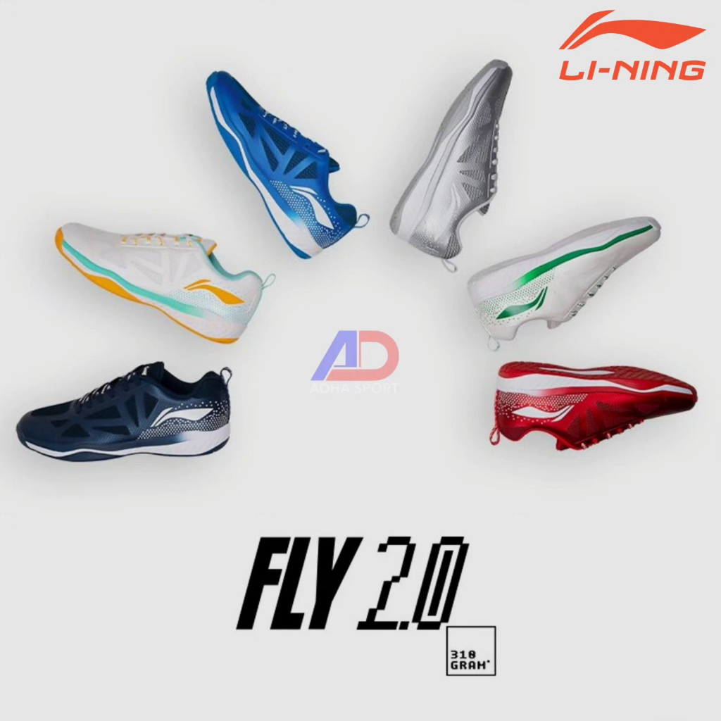 Jual Sepatu Badminton Lining Ultra Fly II / 2 AYTT049 Sepatu ...