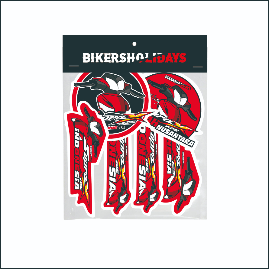 Jual stiker supra indonesia/stiker pack honda supra indonesia/Stiker ...