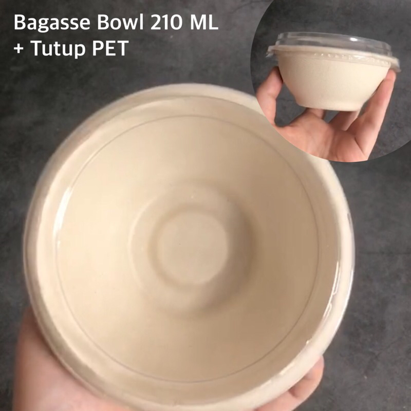 Jual Safeco Bagasse Tempat Ice Cream Cup Es Krim 200 ML Gelato Dessert ...