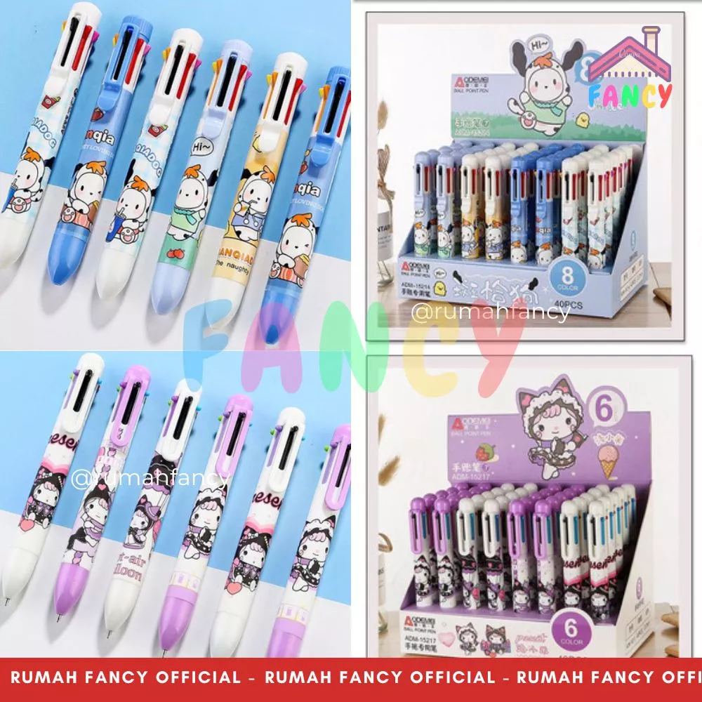 Jual 1 BOX ISI 40 PCS Bolpen/ Pulpen/ Pena/ Ball Pen Cetek Cetekan 6 ...