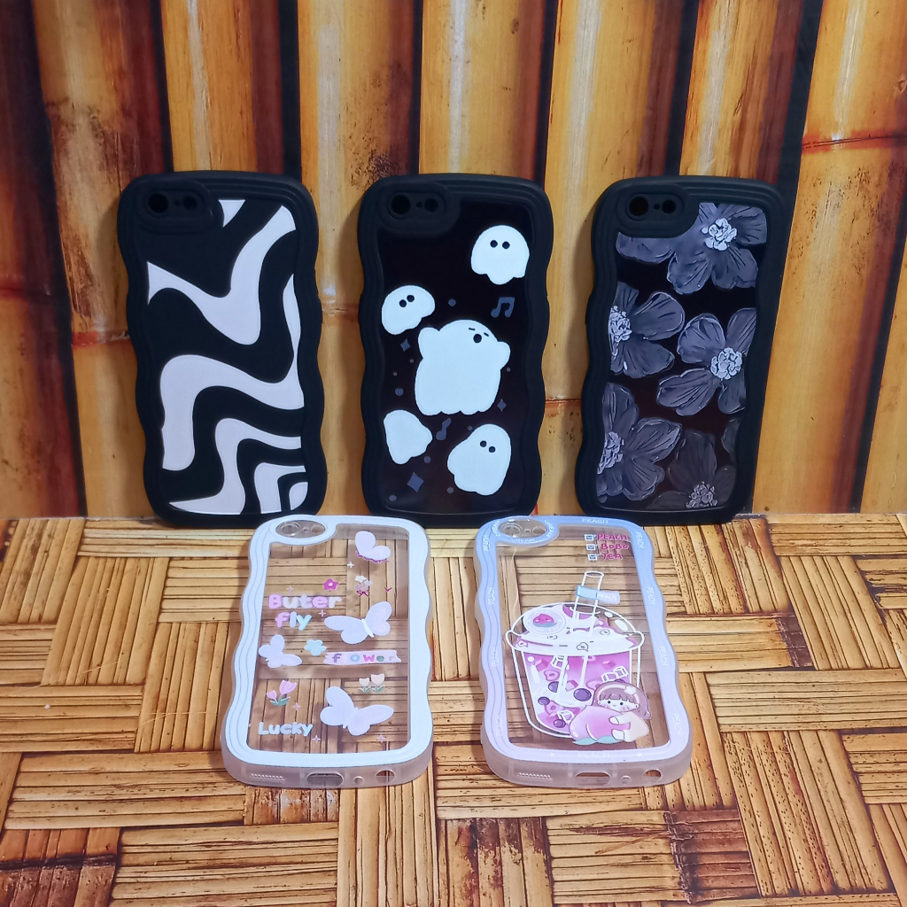 Jual Case oppo A57 2016 Lama CPH1701 Softcase Gelombang Motif Boba ...