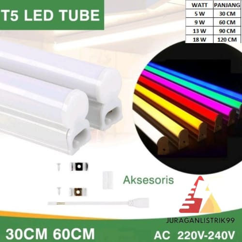 Jual LAMPU TL NEON T5 LED 18W 120CM TUBE WARNA WARNI MODEL KOTAK | Shopee Indonesia