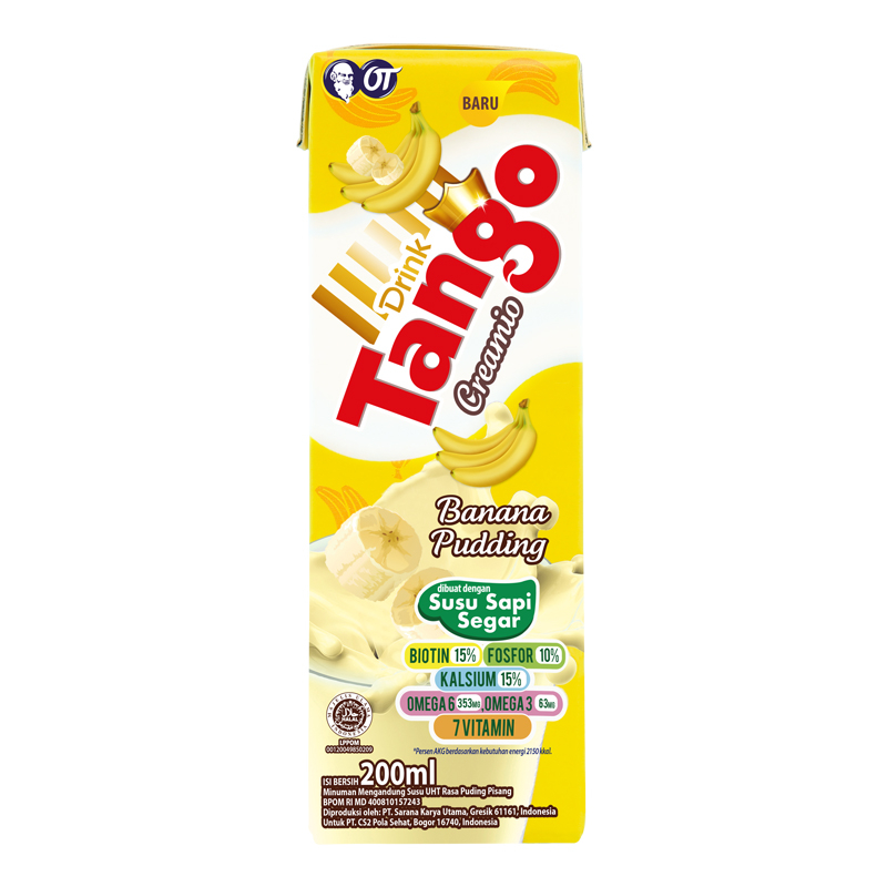 Jual Tango Susu UHT Banana Pudding 200 ml | Shopee Indonesia