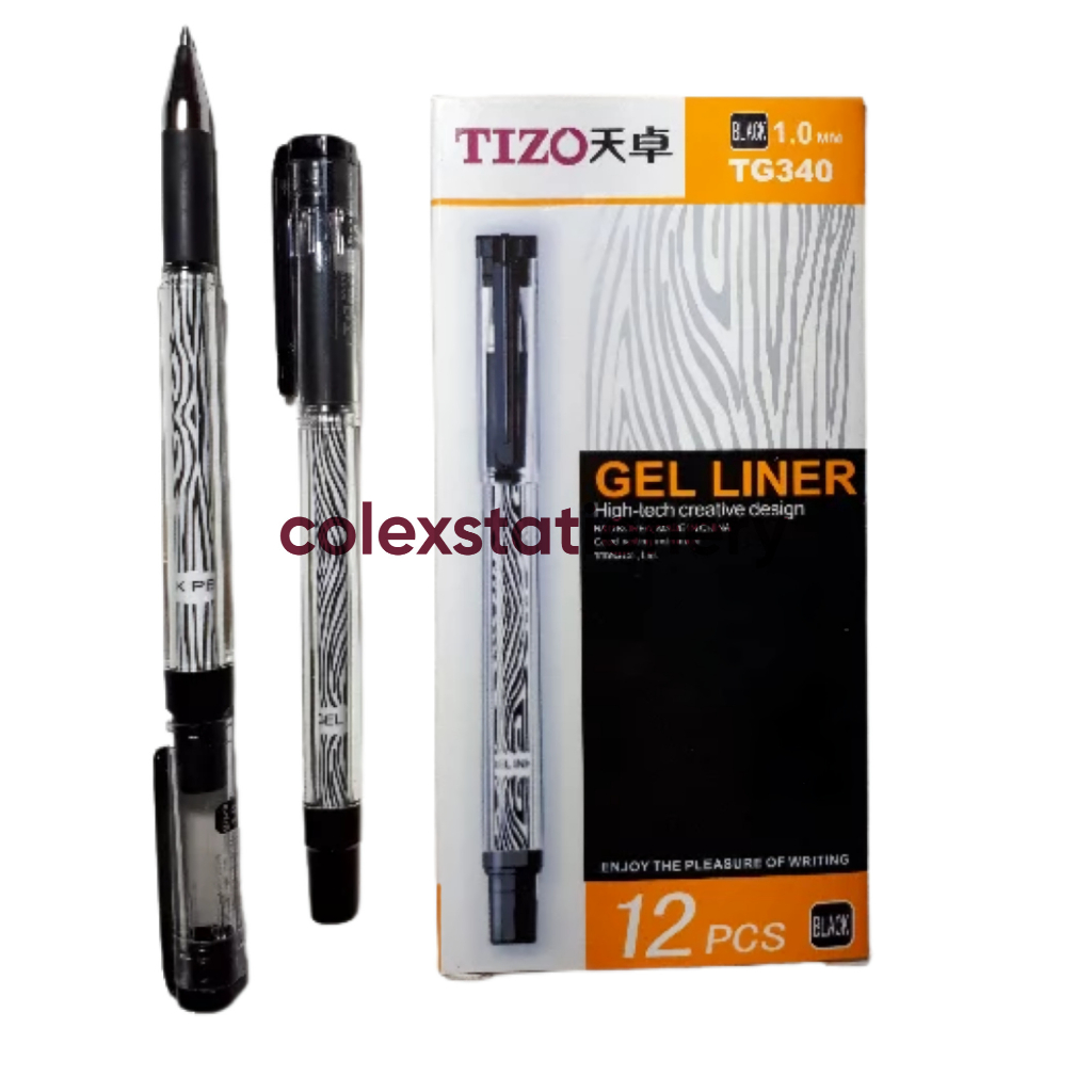 Jual Pulpen / Ballpoint / Pen Gel Tanda Tangan Warna Hitam Tizo TG-340 ...
