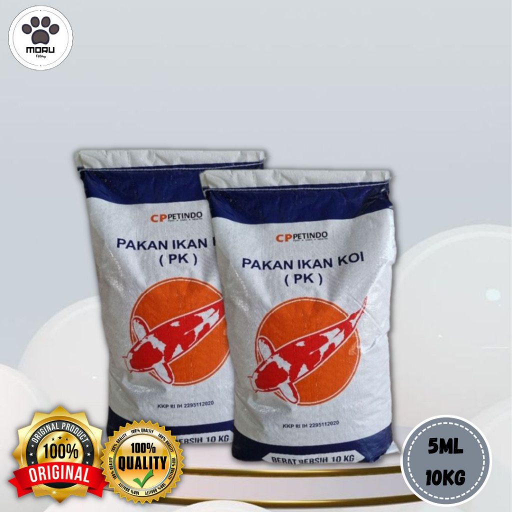 Jual PAKAN IKAN KOI PK 5 MERAH PK-5 PK5 UK. 5 MM KARUNG 10 KG | Shopee ...