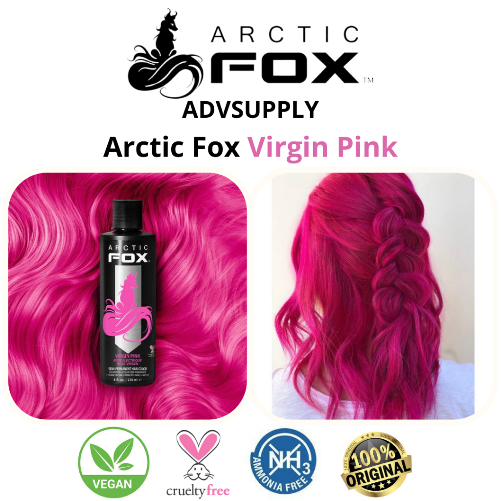 Jual Arctic Fox - Cat Pewarna Rambut Arctic Fox Virgin Pink | Shopee ...