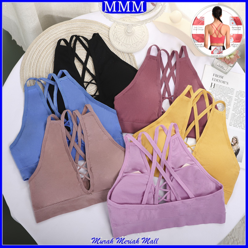 Jual MMM Bra Sport Push Up InStyle Senam Zumba Jogging Yoga BH Wanita ...