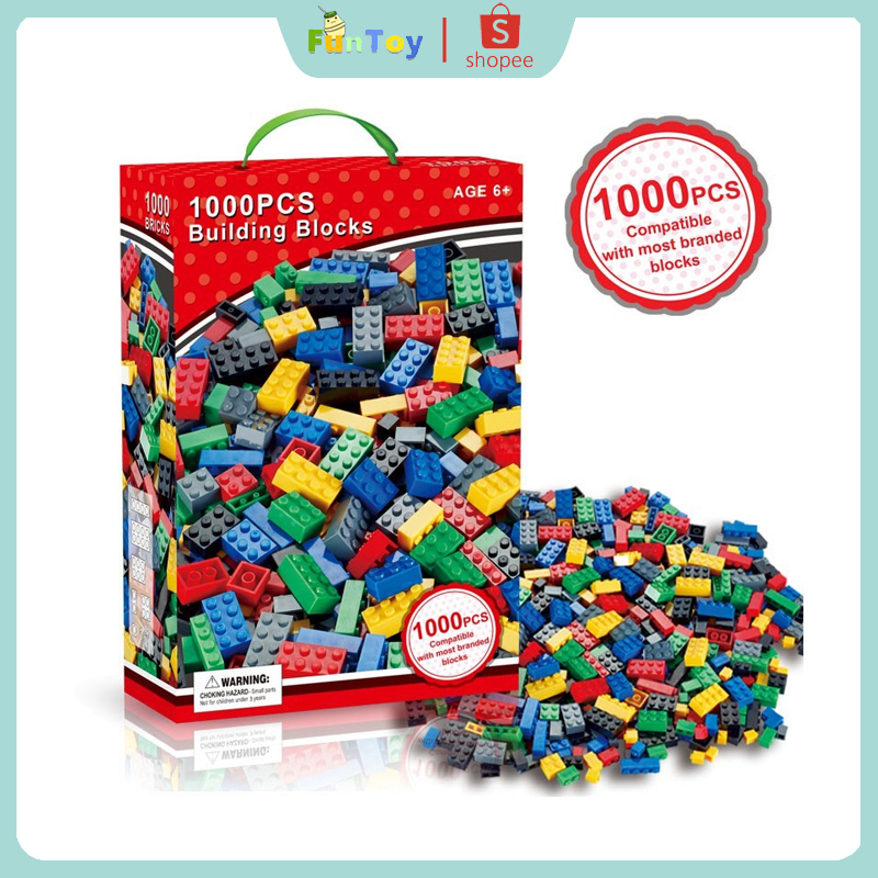 Jual FUNTOY 500/1000PCS Building Block Mainan Edukasi Mainan Anak ...