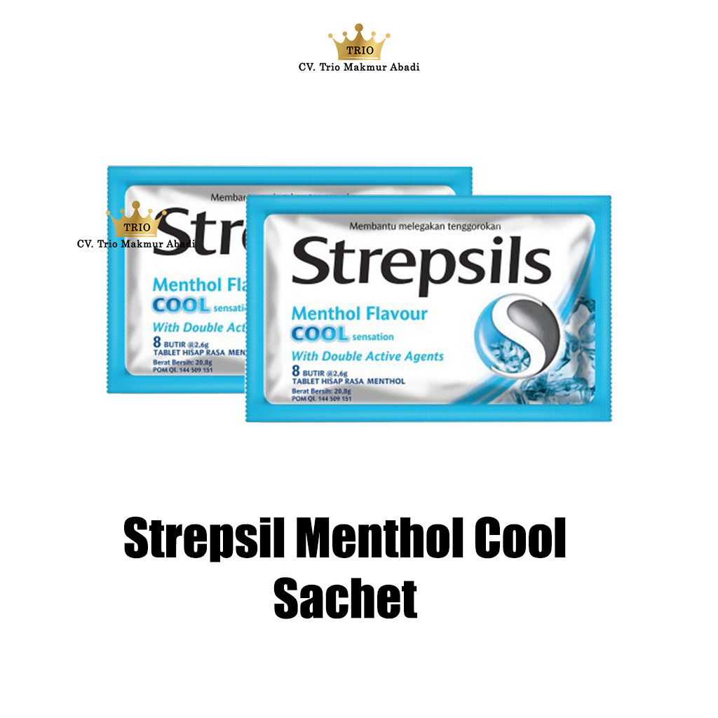 Jual Permen Strepsil Menthol Cool Sachet | Shopee Indonesia