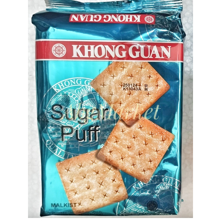 Jual Sugar Puff Khong Guan/ Biskuit Gula /Malkist Cracker 275 gr ...