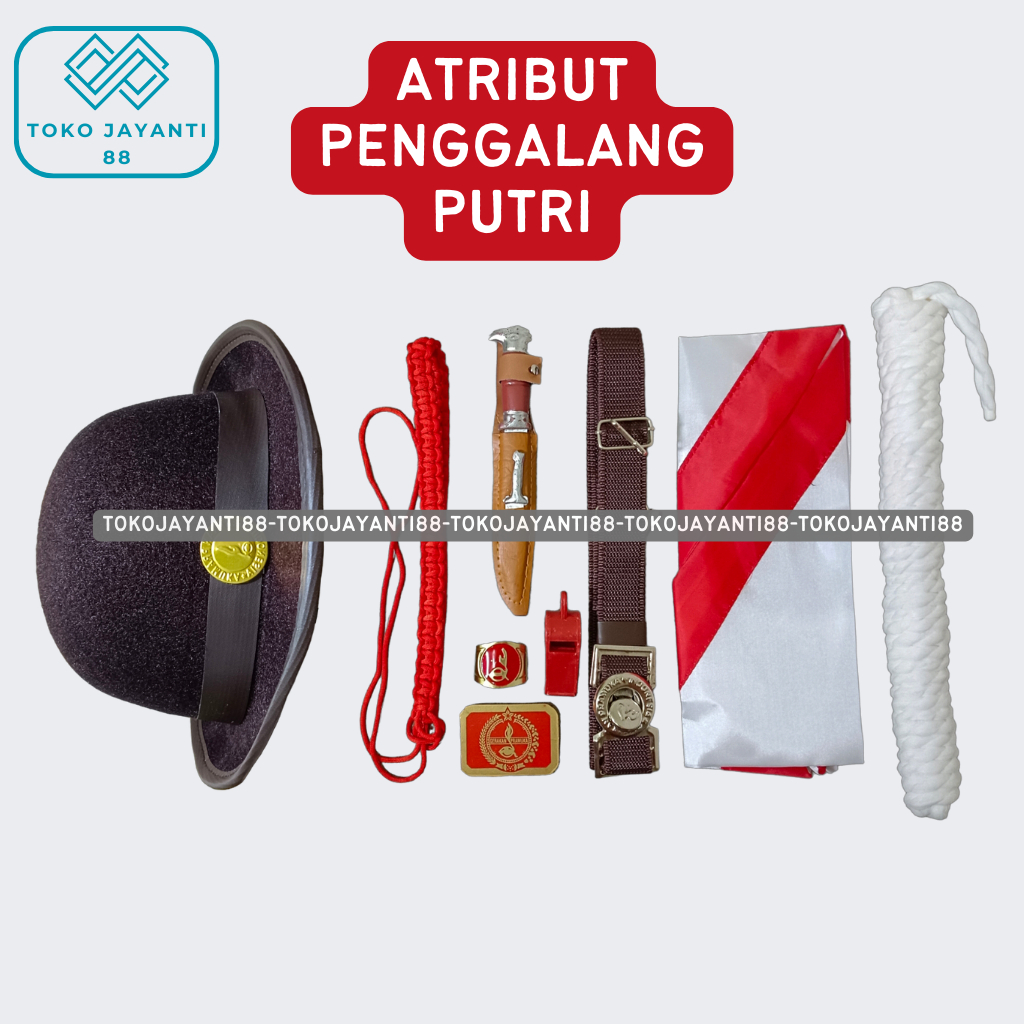 Jual Atribut Perlengkapan Set Pramuka Penggalang Siaga Putri | Shopee ...