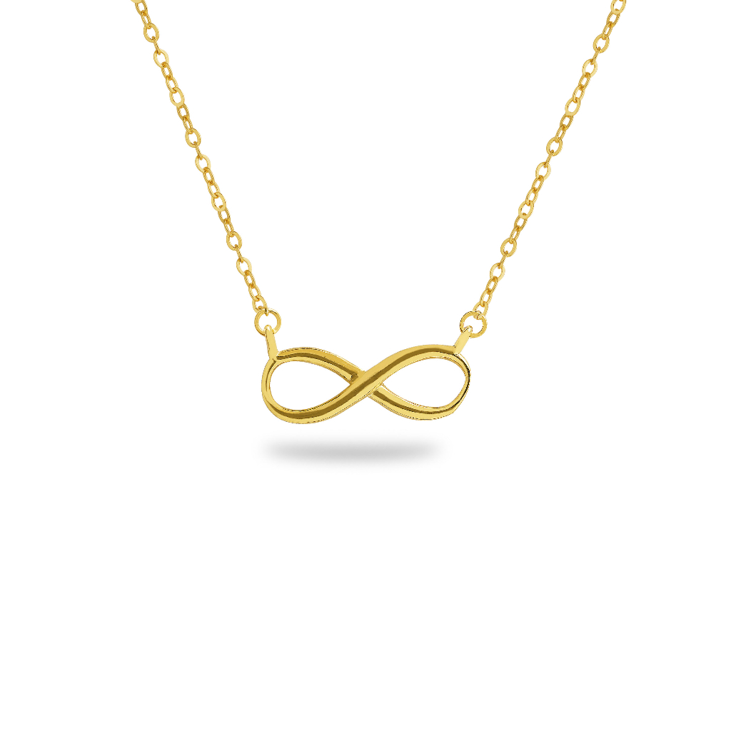 Jual Dear Me - Infinity Necklace 925 Sterling Silver with 18K Gold ...